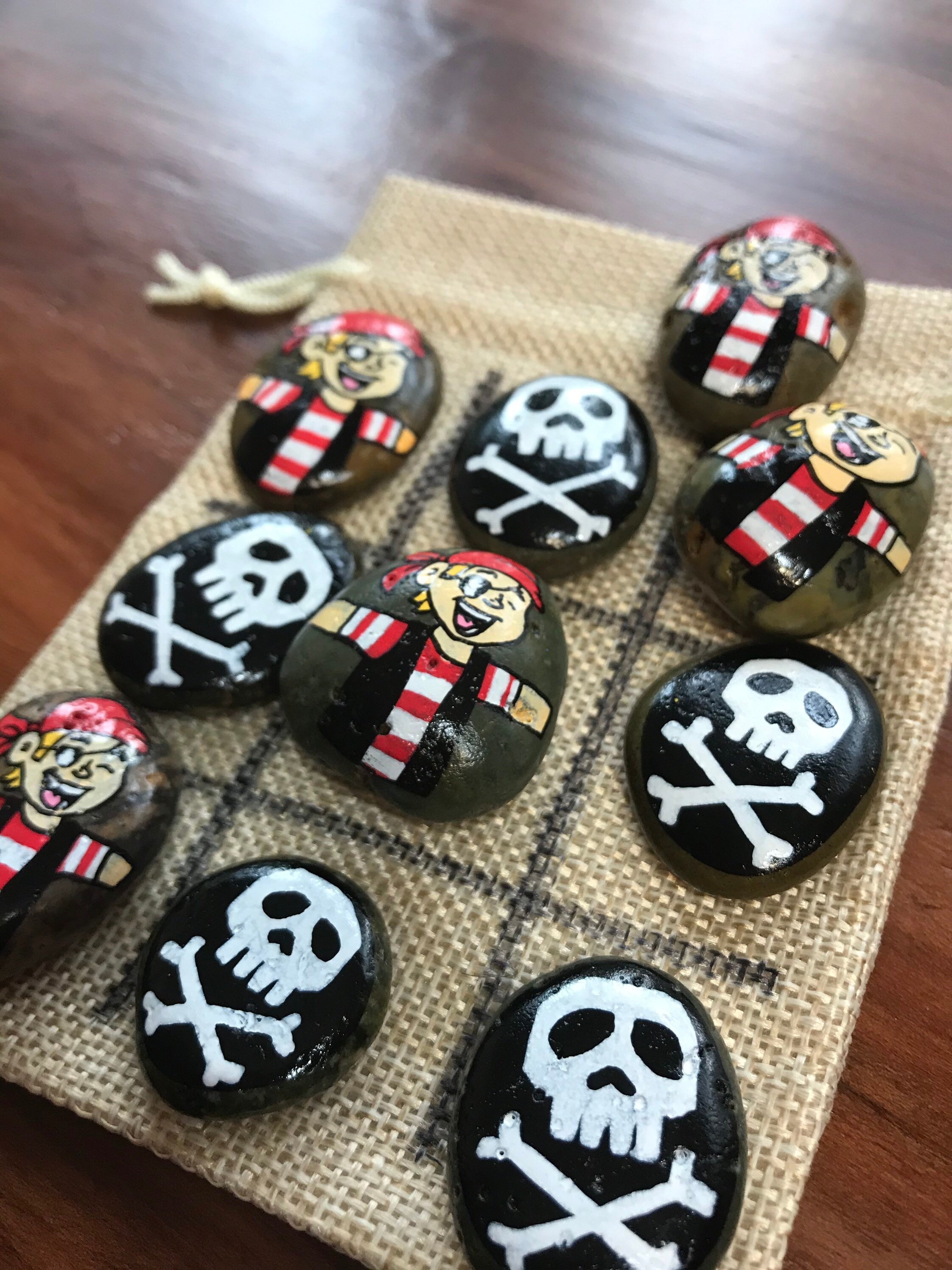 Pirate Tic Tac Toe // Pirate Gift for Kids // Pirate Fan // Skull and ...