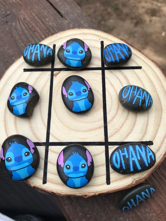 Lilo and Stitch Tic Tac Toe // Tabletop Game // Disney Tic Tac | Etsy