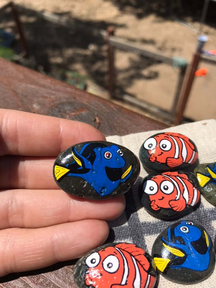 Nemo Tic Tac Toe Game // Dori Tic Tac Toe // Finding Nemo Birthday Gift ...