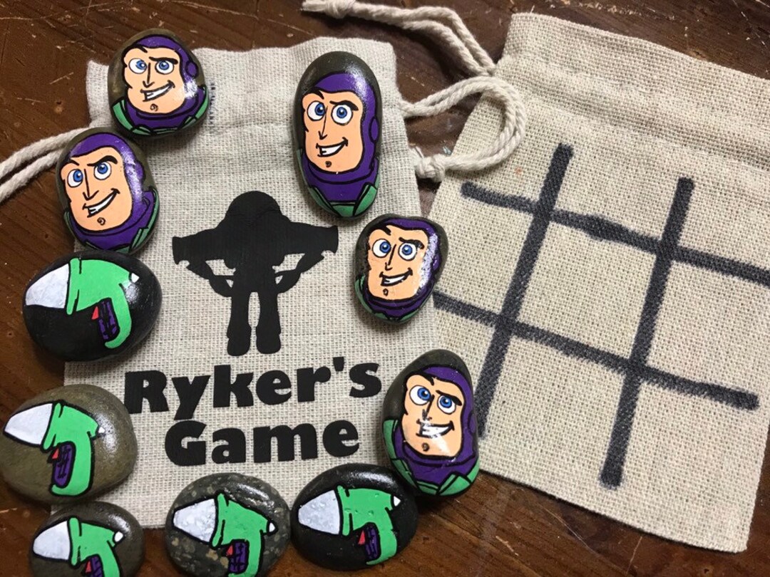 Toy Story Tic Tac Toe // Kids Travel Game // Buzz Lightyear Tic Tac Toe ...