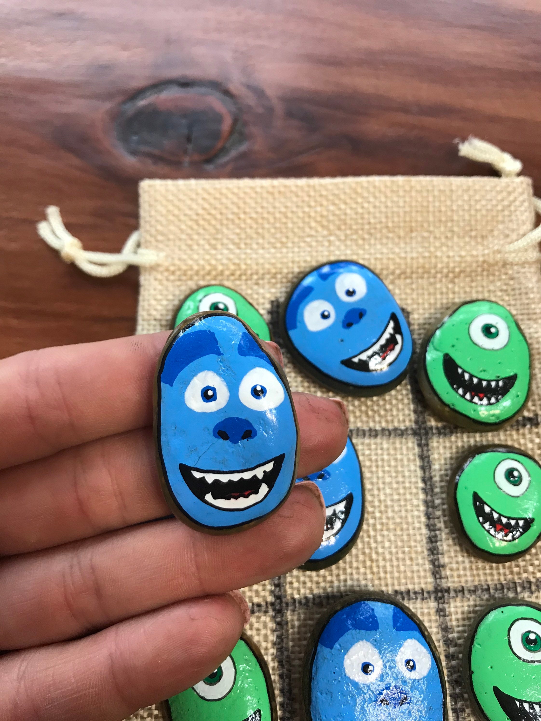 Monsters Inc Tic Tac Toe // Monsters Inc Party // Monsters Inc | Etsy