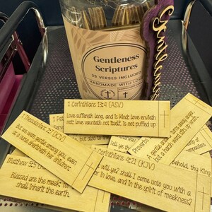Gentleness Scriptures Scripture Jar, God's Encouragement, Christian ...
