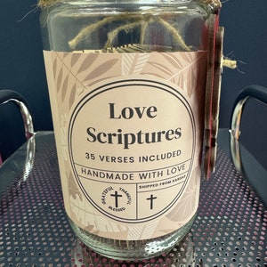 God's Love Scripture Jar, God's Encouragement, Christian Gift ...