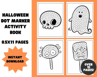 Halloween Dot Marker Pages - Etsy