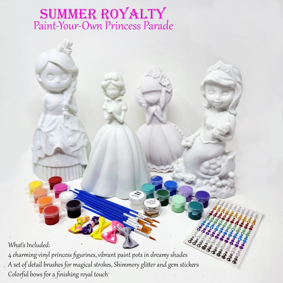 Summer Royalty: Paint-your-own VINYL Princess Parade Kit - Etsy