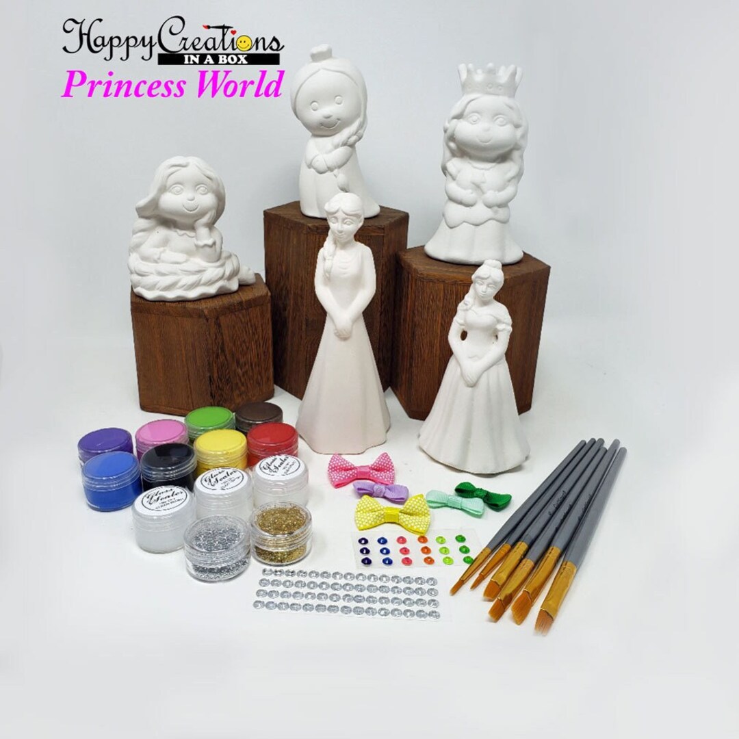 Princess World DIY Paint Your Own - Etsy