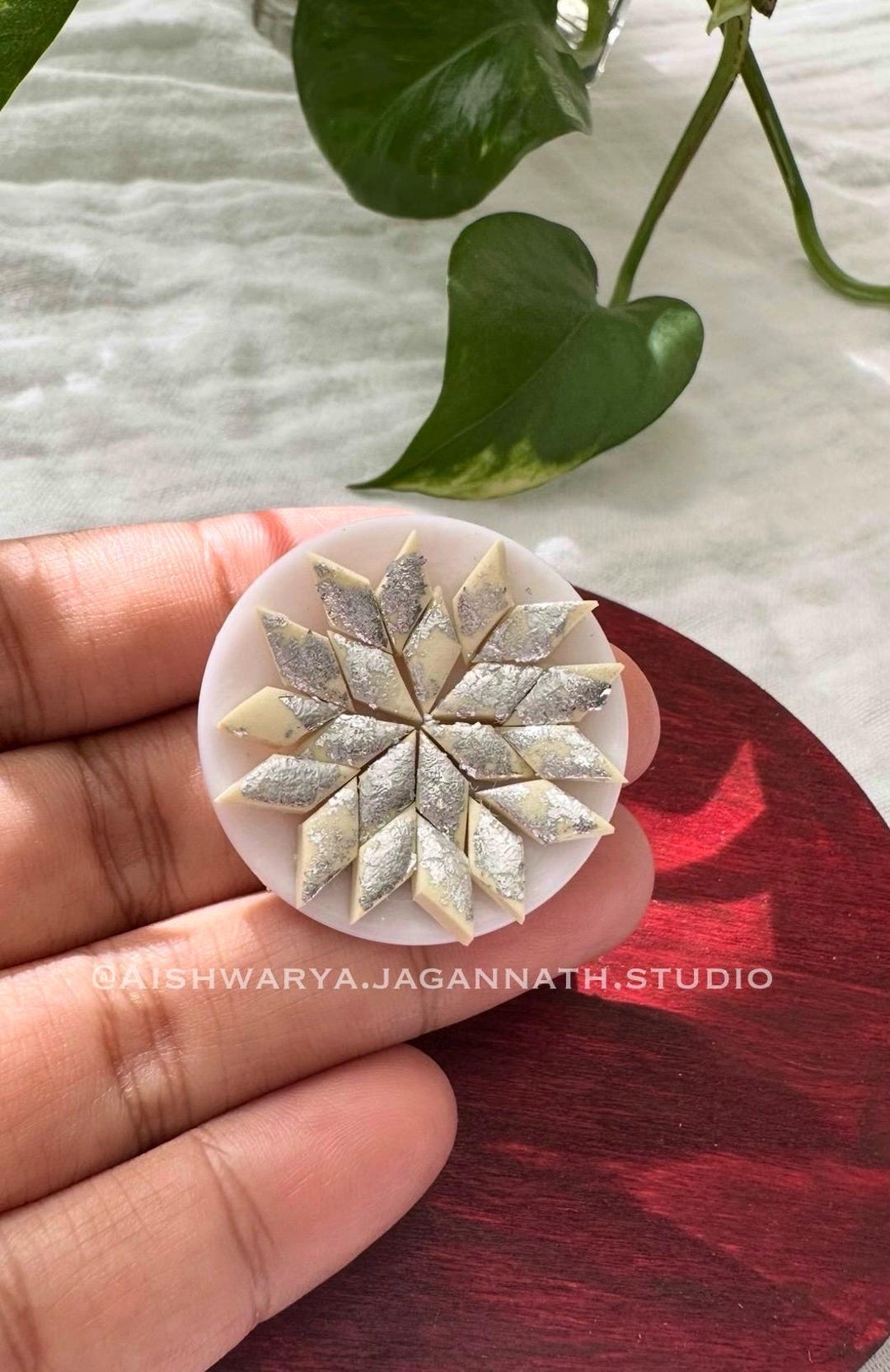 Kaju Katli Fridge Magnet, Indian Food Miniature, Diwali, Indian Sweets ...