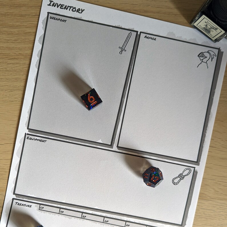 Dnd 5e Character Sheet the Expanded Scrawl Printable PDF - Etsy