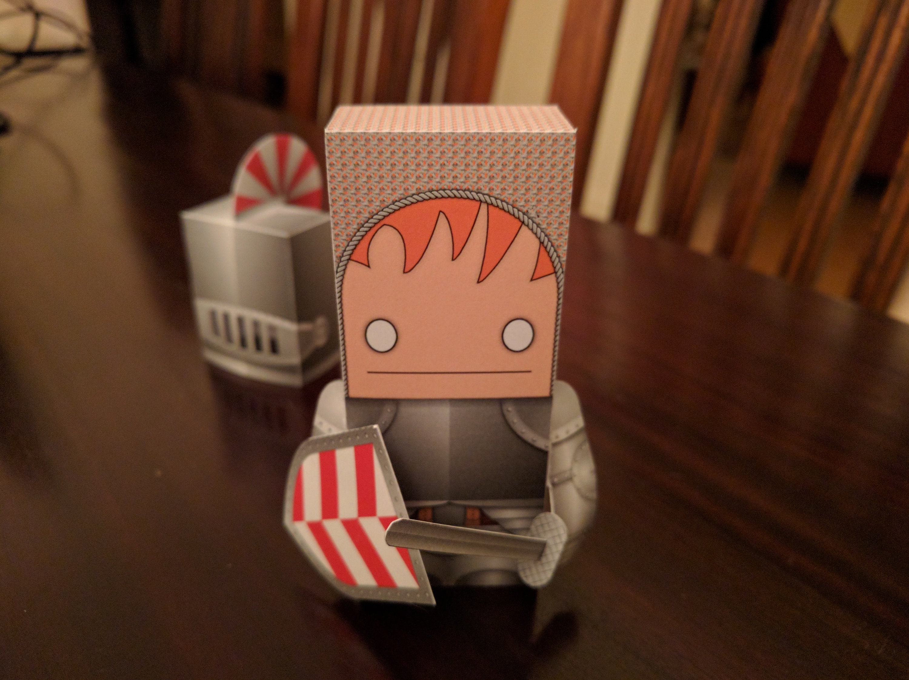 Knighty Knight - Printable Paper Craft - Etsy UK