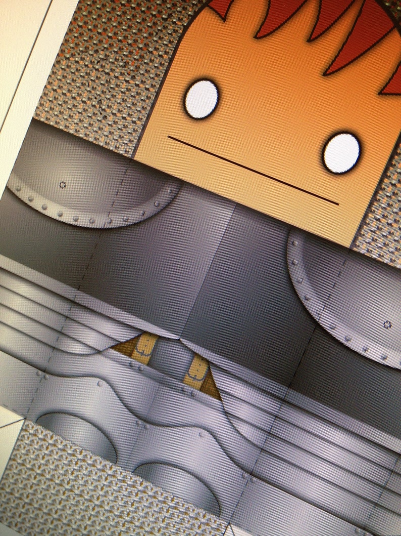 Knighty Knight - Printable Paper Craft - Etsy UK