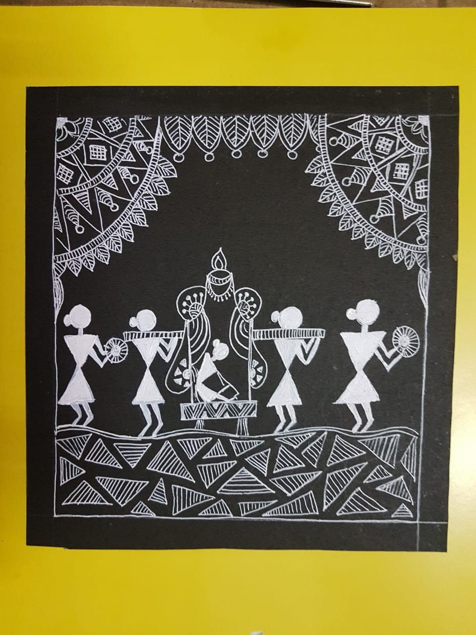Warli art | Etsy