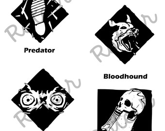 Trapper Dead by Daylight Icons 4 SVG Bundle great for Cricut - Etsy