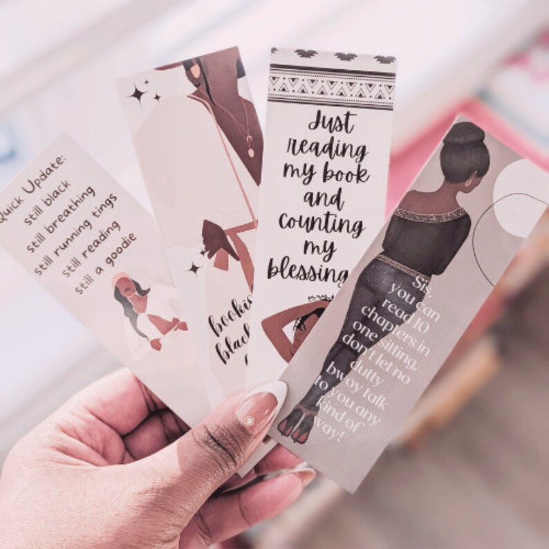 Still a Bookish Black Girl, Bookmarks, for Books and Journals - Etsy
