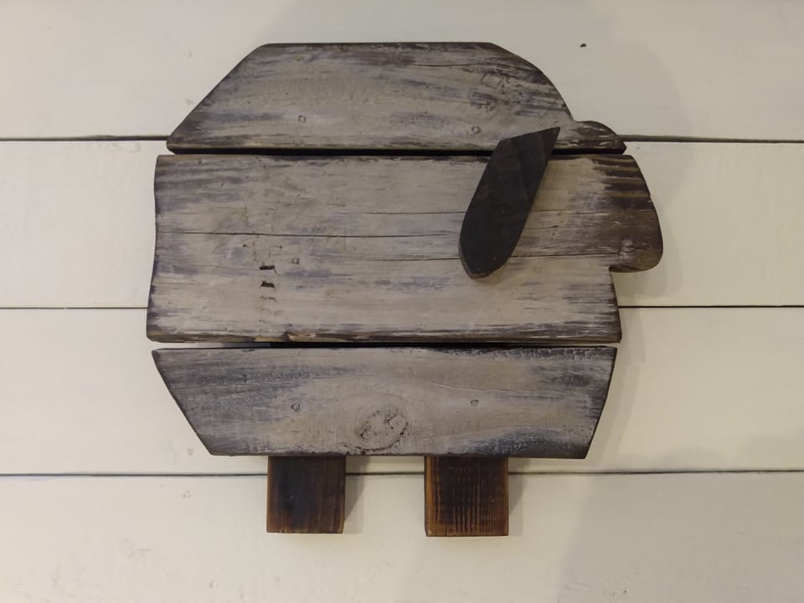 Wooden Sheep, Primitive Sheep, Farmhouse Decor, Farmhouse Sheep, Pallet ...