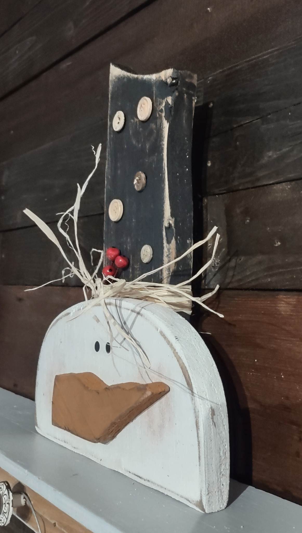 Snowman, Rustic Snowman, Vintage Snowman, Tabletop, Christmas Decor ...
