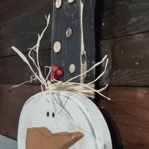 Rustic Reclaimed Wood Snowman, Country Christmas Decor - Etsy
