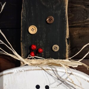 Snowman, Rustic Snowman, Vintage Snowman, Tabletop, Christmas Decor ...