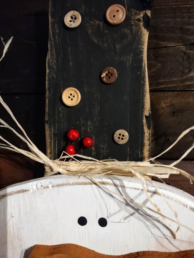 Rustic Reclaimed Wood Snowman, Country Christmas Decor - Etsy