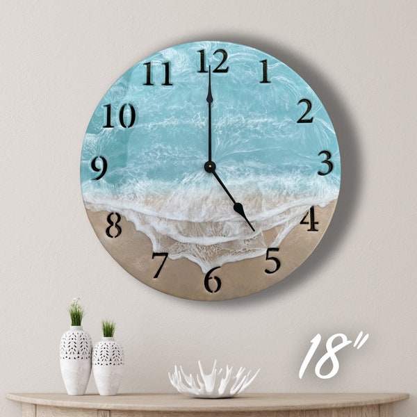 Beach Clock - Etsy