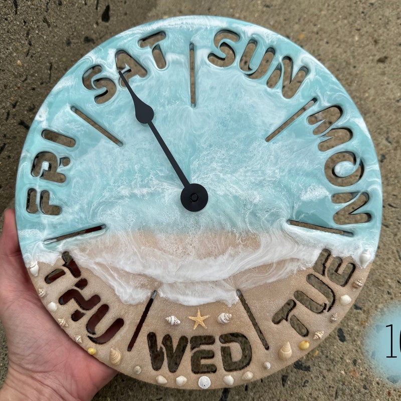 Retirement Clock With Days of the Week - Etsy