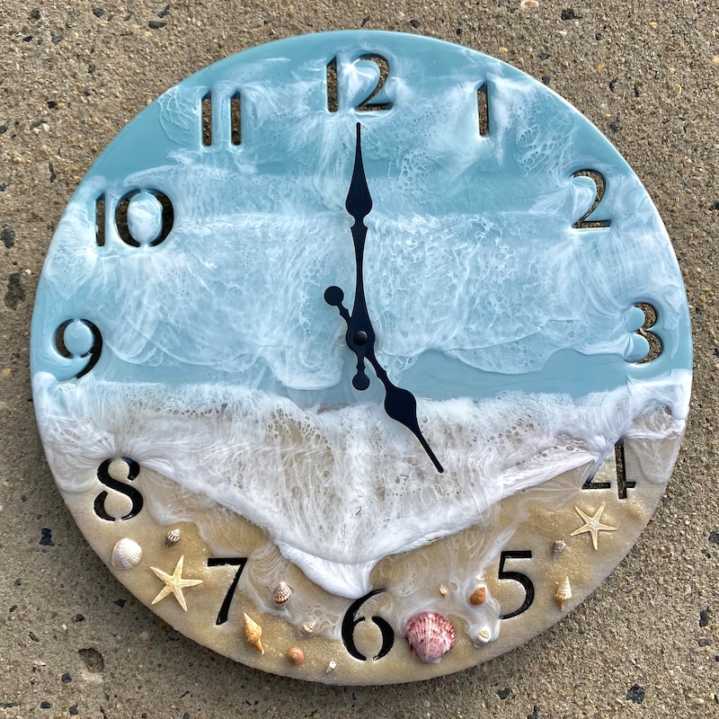 Aqua Beach Clocks - Etsy
