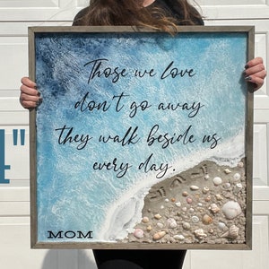 Ocean Memorial Art With Ashes: Handmade Coastal Remembrance Gift - Etsy