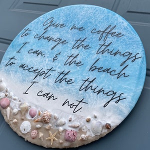 Coffee Bar Sign Decor Personalized Custom Beach House Sign - Etsy