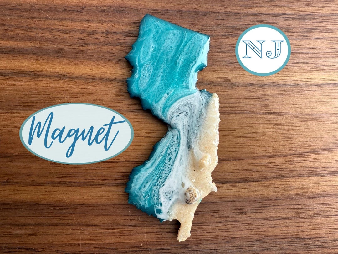 New Jersey Shore Magnet Beach Themed Ocean Coastal Nautical Cape May ...