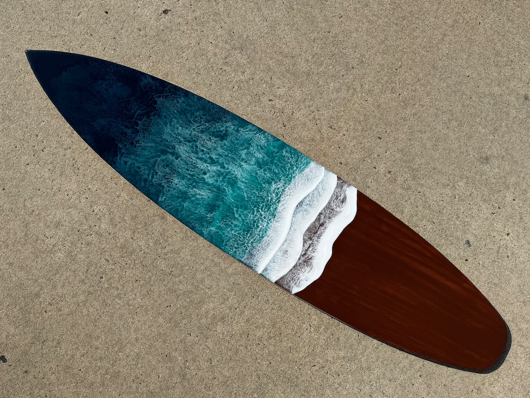 Custom 3/4" Thick Surfboard Wall Art: Coastal Beach House Decor - Etsy