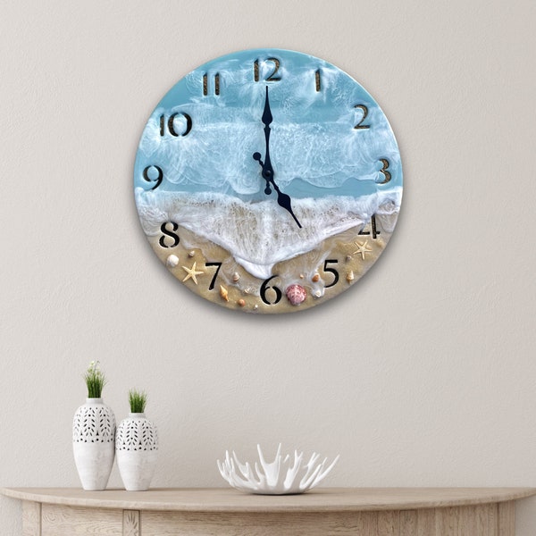 Beach Clock - Etsy