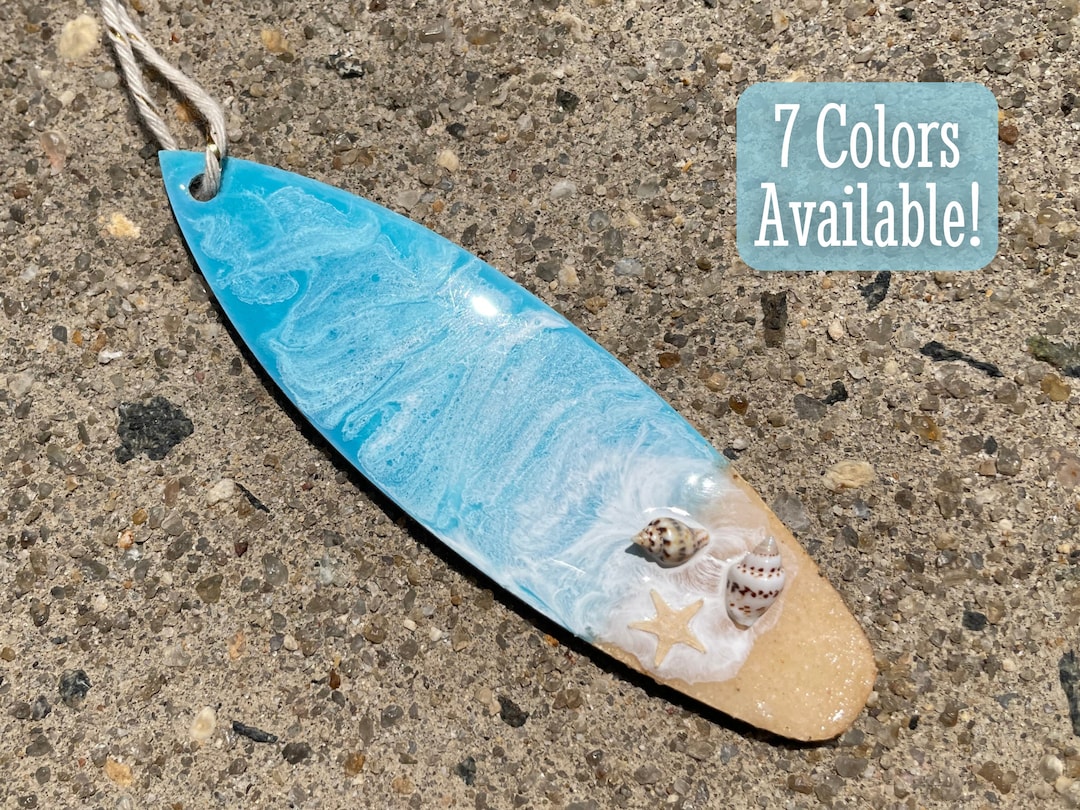Surfboard Beach Ornament, Surf Hanging Decor, Surfing Gifts, Surfer ...
