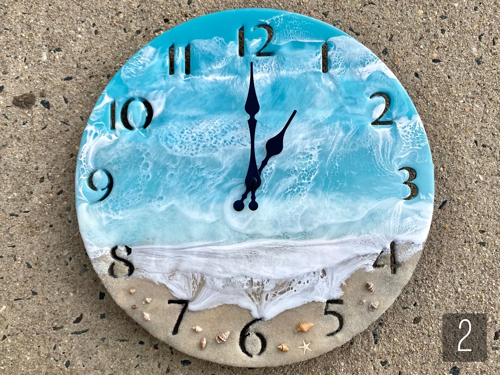 14 Beach Clock Beach Themed Clocks Luxury Ocean - Etsy Singapore