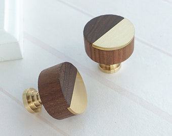 Small Wood Knobs - Etsy