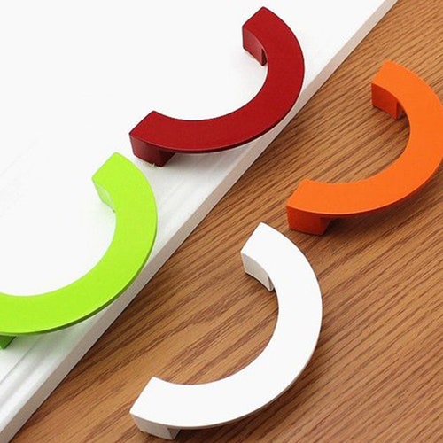 3.78''colorful Kids Drawer Pulls Handles Dresser Pull - Etsy