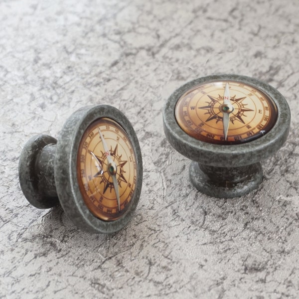 Compass Knob - Etsy