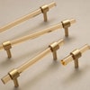 Solid Brass Drawer Knobs Pulls Hammer Dresser Knobs Kitchen Cabinet Pulls Handle Door Knob Pulls ...