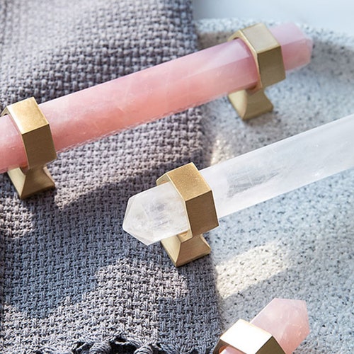 Luxury Natural Stone Drawer Pulls Handles Knobs Modern - Etsy