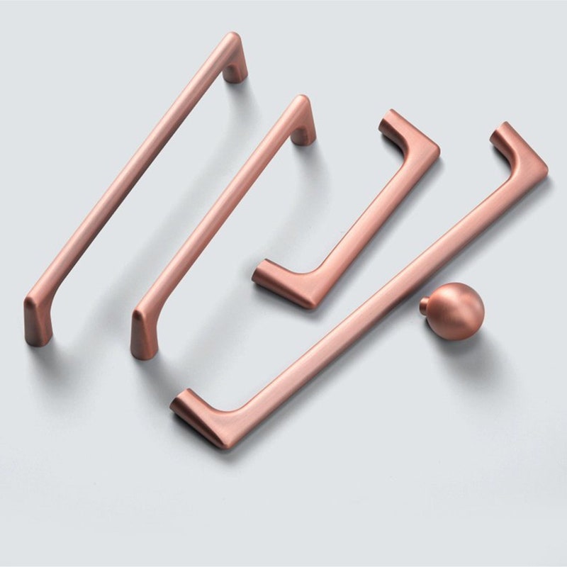 Copper Cabinet Pulls - Etsy
