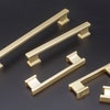 3.78'' 5'' 8.8solid Brass Leather Wardrobe Handle Cabinet Handles Dresser Drawer Knobs Pulls ...