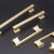3.78'' 5'' 8.8solid Brass Leather Wardrobe Handle Cabinet Handles Dresser Drawer Knobs Pulls ...