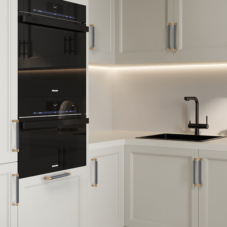 Extra Large Cabinet Handles Kitchen Pulls Gray Dresser Knobs - Etsy