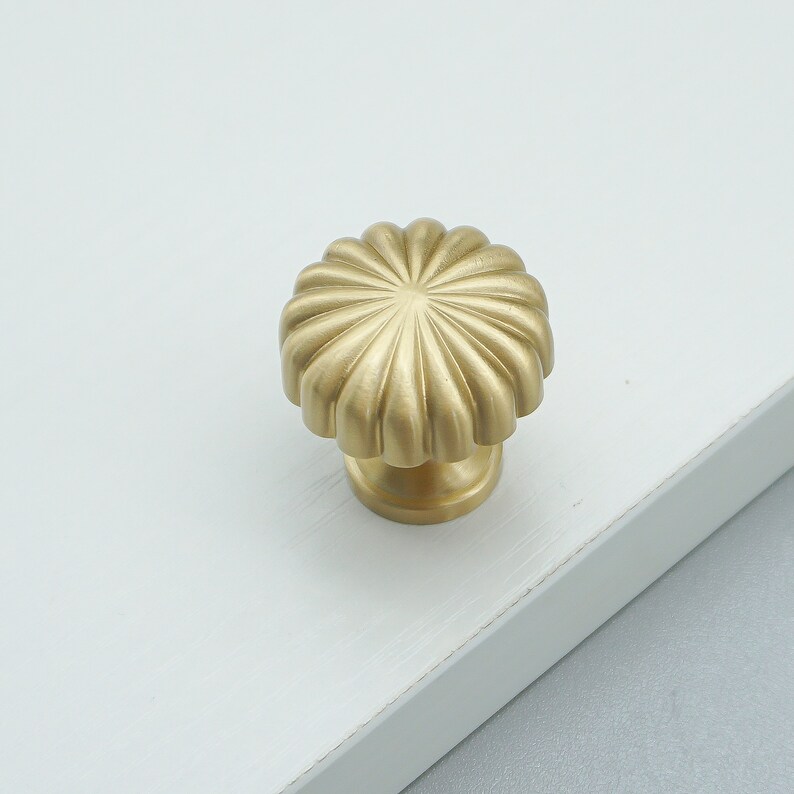 Solid Brass Drawer Knobs Pulls Dresser Knobs Kitchen Cabinet | Etsy