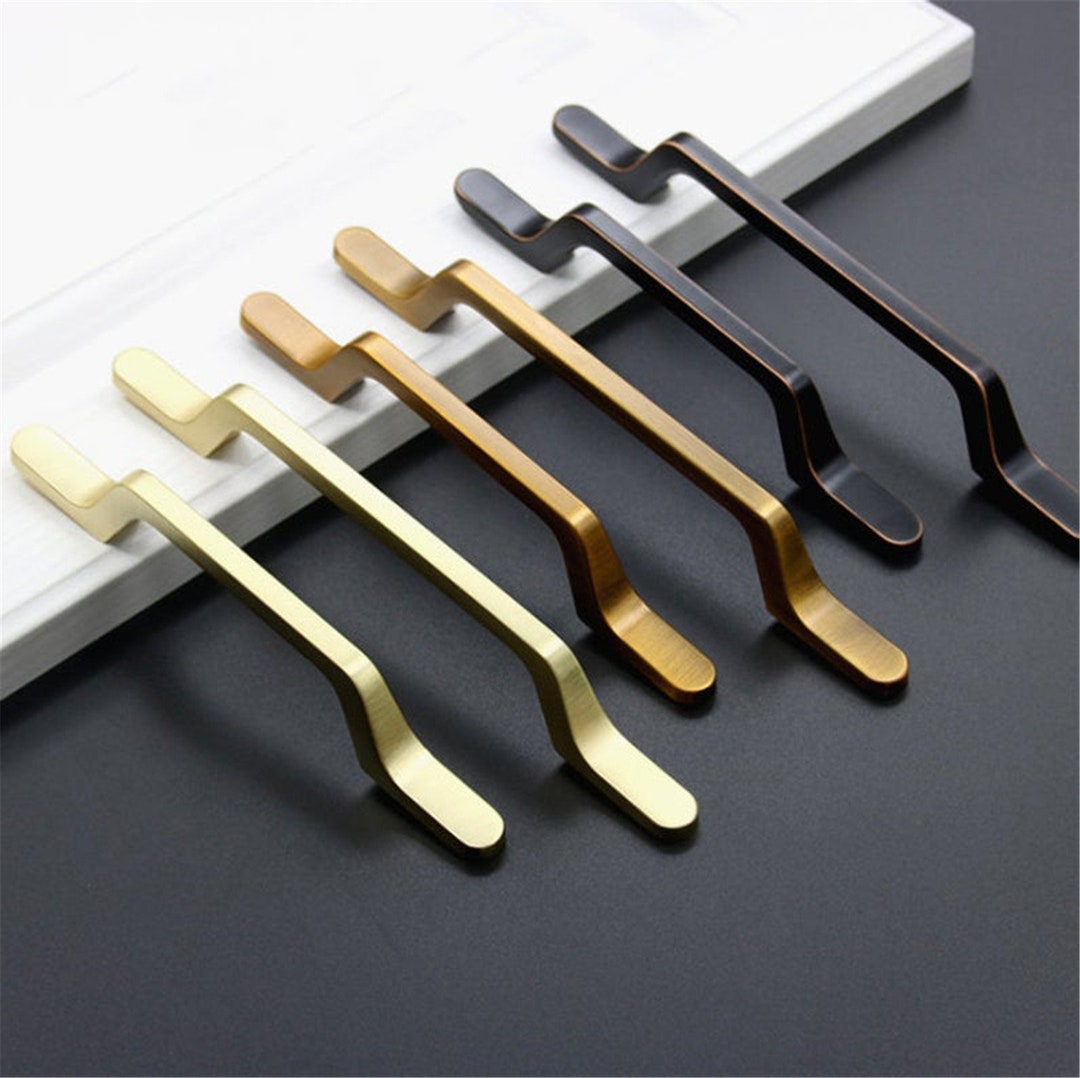 3.75'' 5'' Antique Brass Closet Handle Kitchen Cabinet Bar Pull Door ...