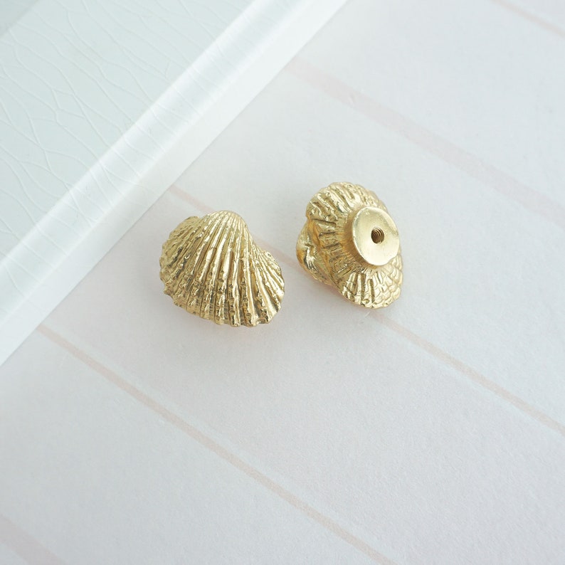 Exquisite Shell Knobs Brass Drawer Knobs Pulls Dresser Knobs - Etsy