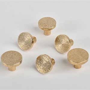 Small Modern Brass Knobs Cabinet Knobs Simple Drawer Knobs Door Knobs Cabinet Small Pull Handle ...