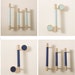 3.78'' 5'' 8.8solid Brass Leather Wardrobe Handle Cabinet Handles Dresser Drawer Knobs Pulls ...