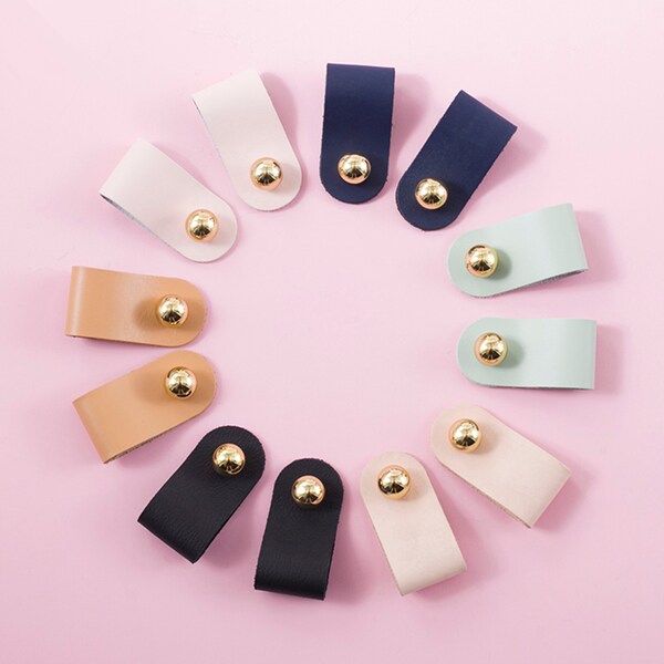 Leather Drawer Knobs - Etsy