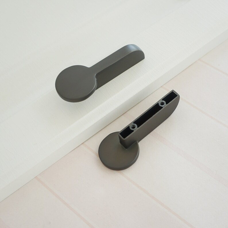 1.25 Gun Black Drawer Pulls Handles Knobs Black Dresser | Etsy