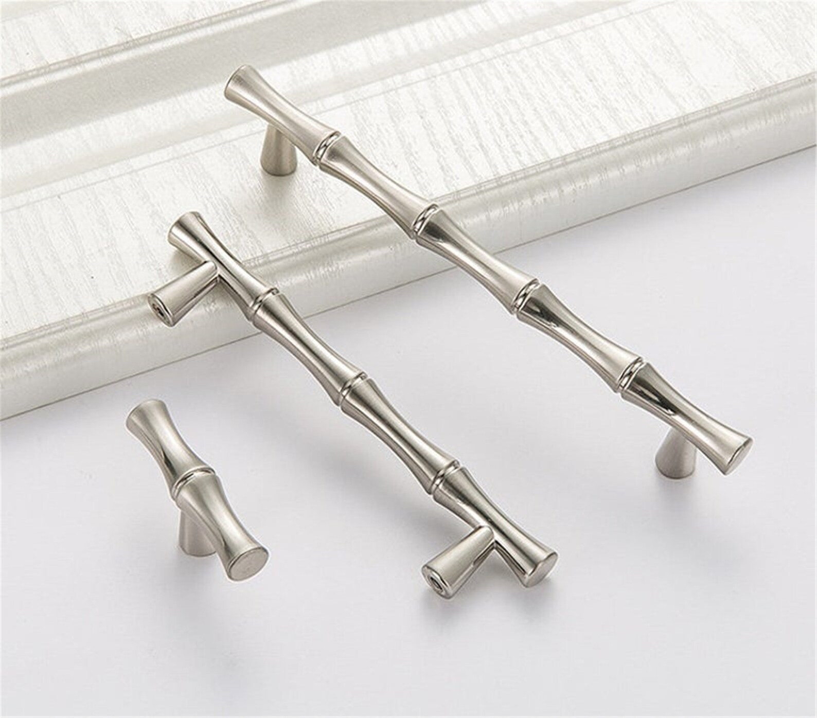 3.78 5.0 Green Bamboo Cabinet Handles Knobs | Etsy