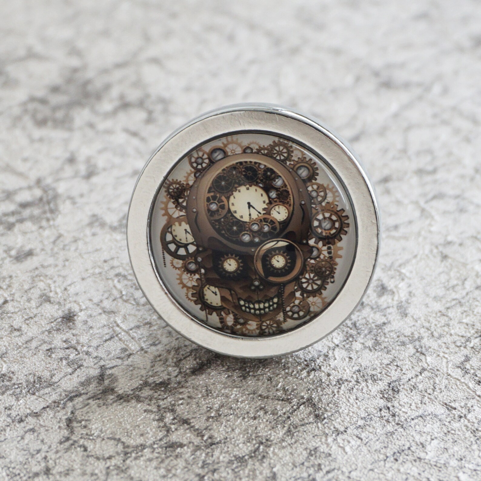 Gear Skull Drawer Knobs Pulls Handles / Kitchen Cabinet Handle - Etsy